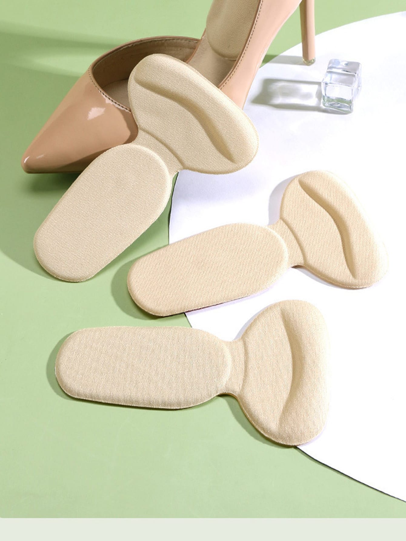 1 Pair Anti-Abrasion Heel Grips, Shoe Size Adjuster Insert Pads To ...