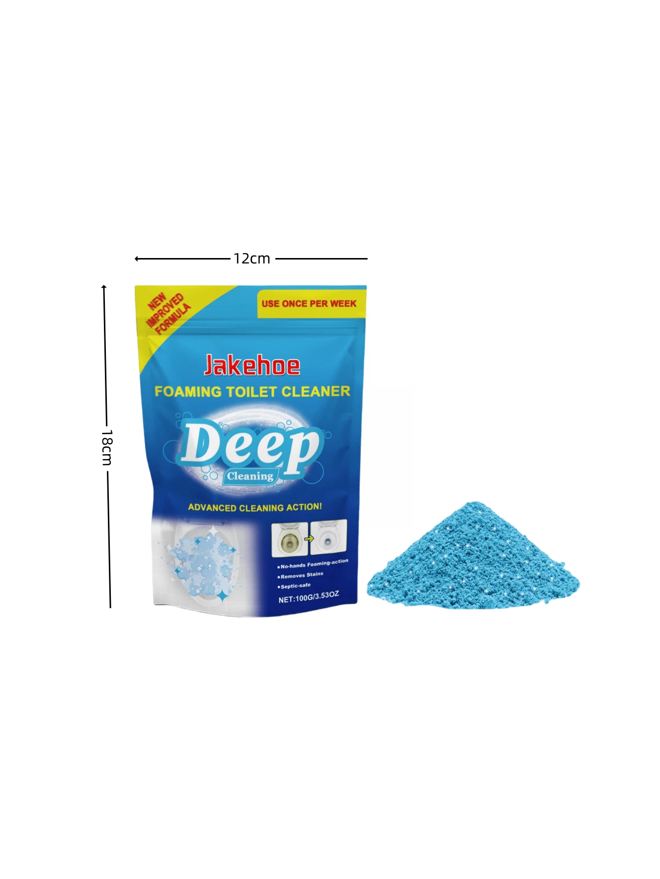 Foam Toilet Cleaning Powder Toilet Toilet Stain Cleaning Odor Descaling ...