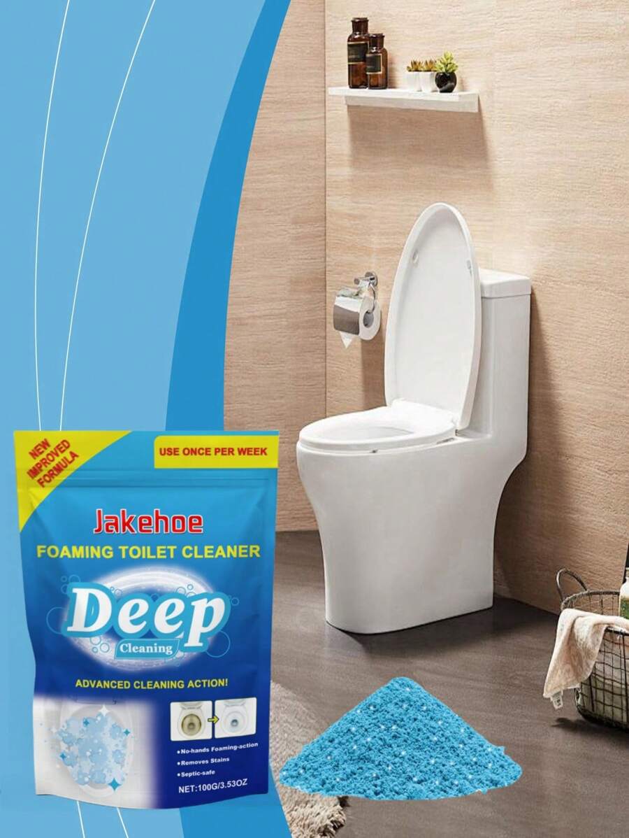Foam Toilet Cleaning Powder Toilet Toilet Stain Cleaning Odor Descaling ...