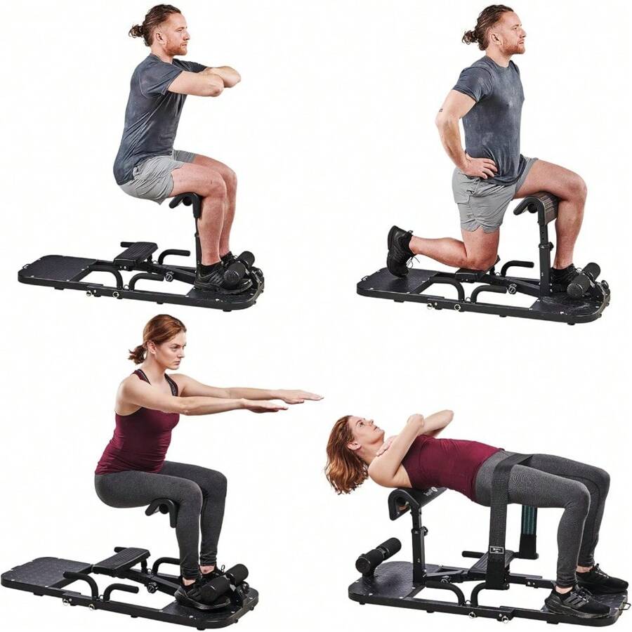 Lifepro GluteBlast Hip Thrust Machine - Premium Squat & Glute Machine ...