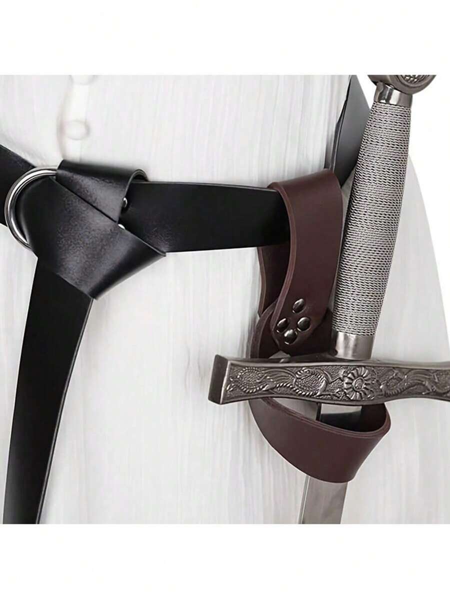 1 Pc Medieval Renaissance PU Leather Simplicity Knight Sword Cover ...