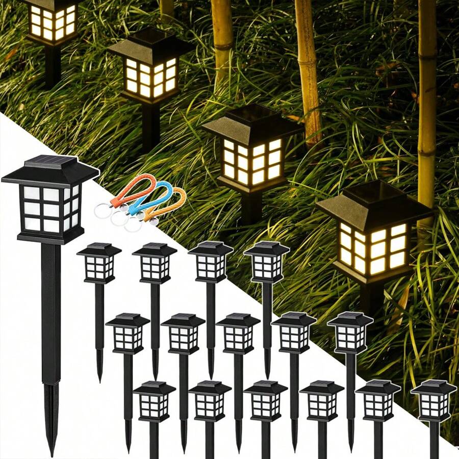 Confezione da 36 luci LED da esterno per il tuo giardino, aree verdi ...