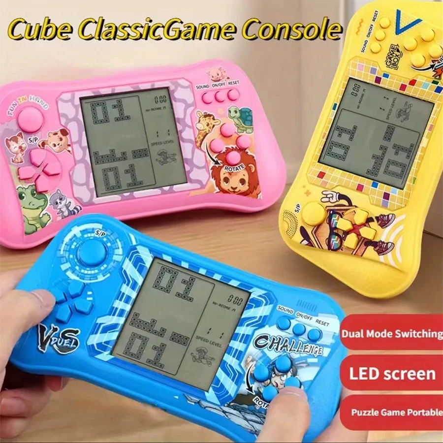 Large Screen Classic Handheld Game Console, Snake Retro Puzzle Game ...