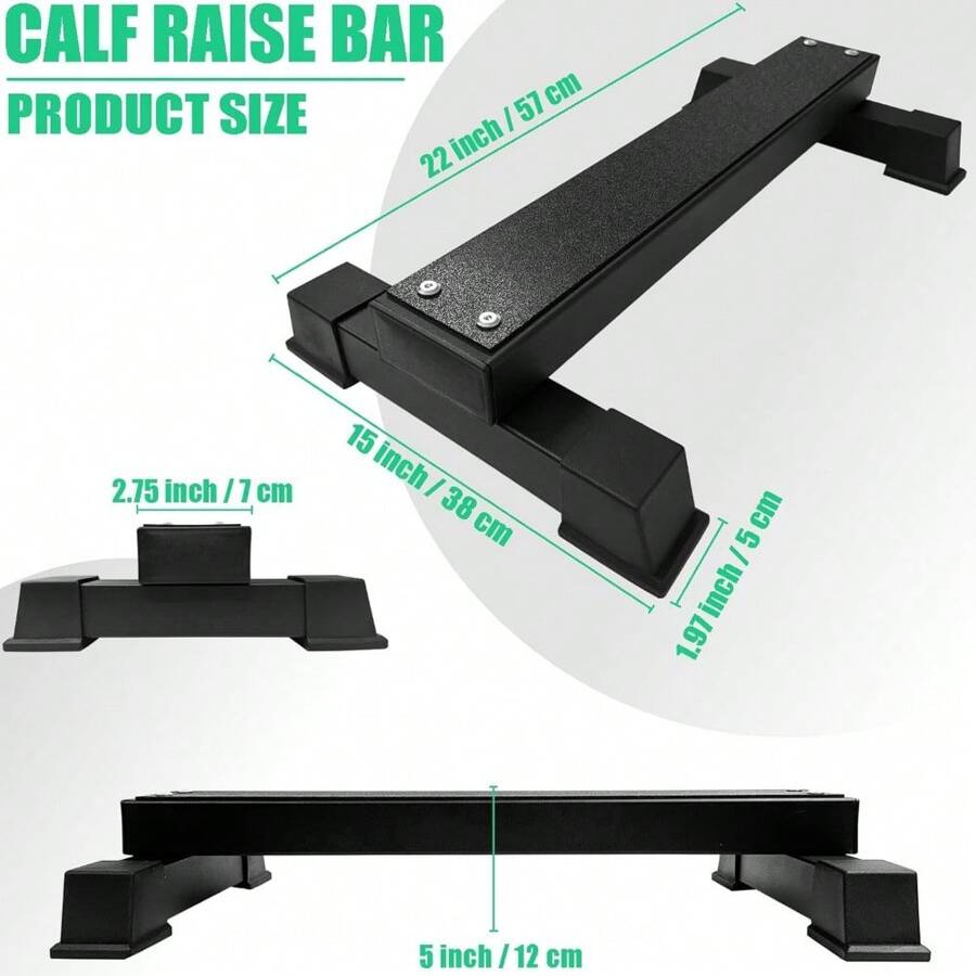 Steel Calf Raise Bar, Standing Calf Raise Platform Machine, Calf Raise ...