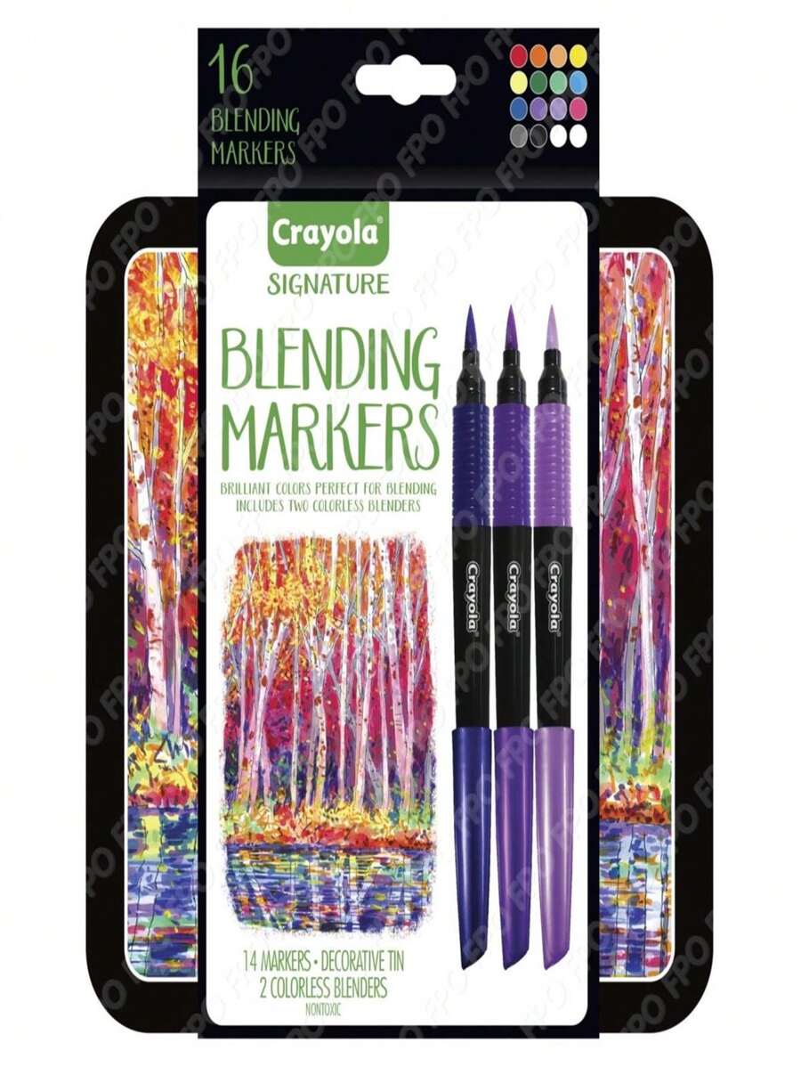 Crayola 1592294 Signature Blending Markers - Set Of 16 for Sale ...