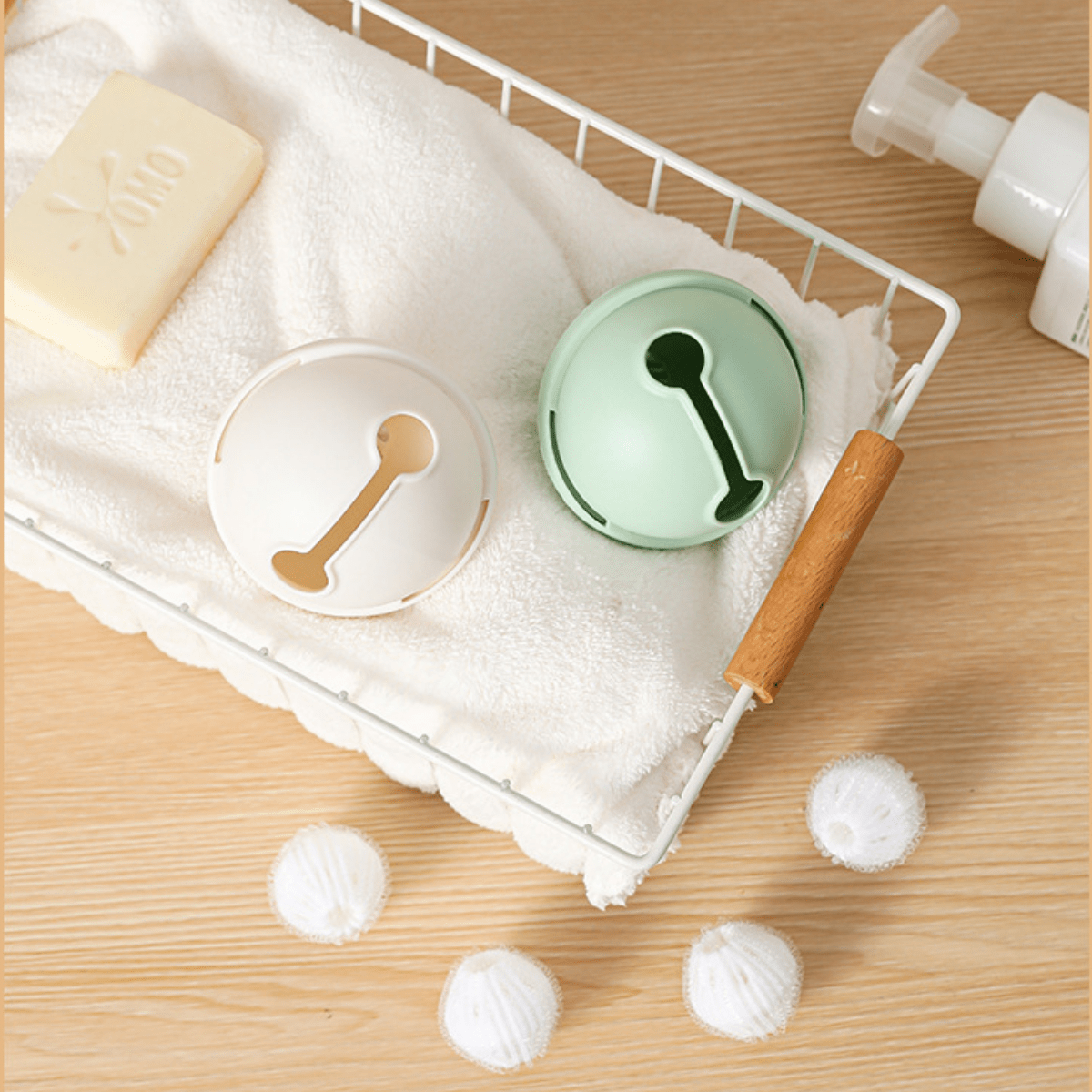 20 Pcs Bell Cleaning Balls, Laundry Balls To Prevent Pilling, Household ...