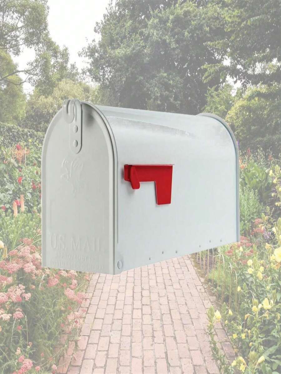 Gibraltar Mailboxes 5266168 Elite Classic Galvanized Steel Post Mount ...