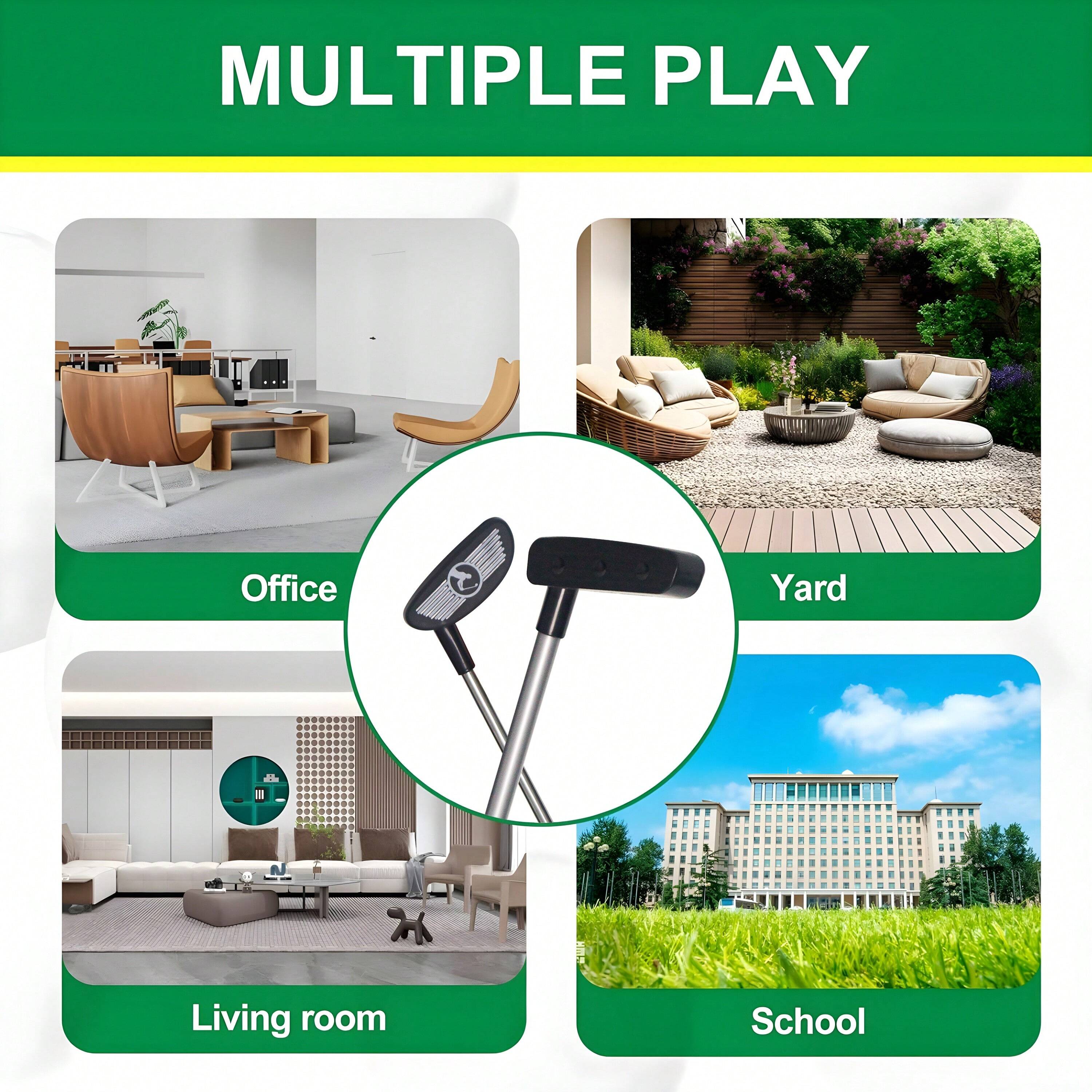 1 Set Golf Club Set, Retractable Toy Golf Clubs, Mini Golf Set - Indoor ...