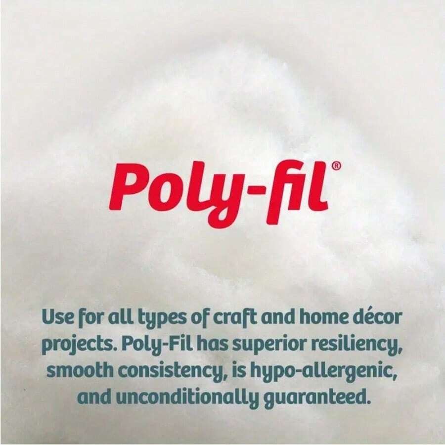 5 Lb 100 Percent Premium Polyester Fiber,Use For All Types Of Craft And ...