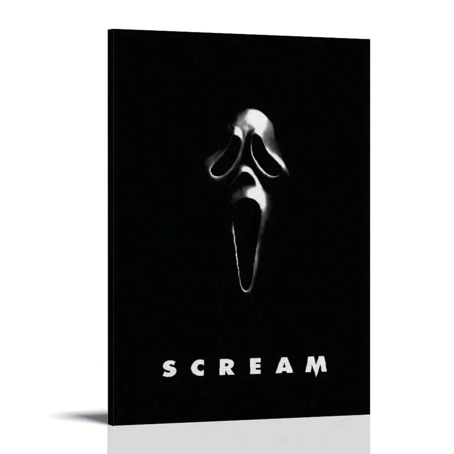Scream Movie Poster Album Poster Canvas Built In Wooden Frame Home ...