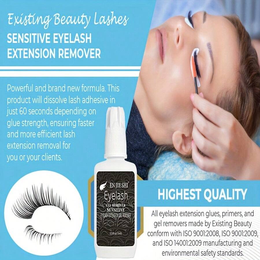 Eyelashes Glue Remover Cream 15g Fruit Flavor Lash Adhesive Low ...