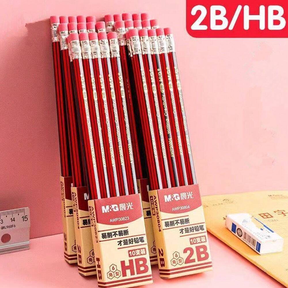 Matita in legno "Morning Light", matita verde per disegno, matita HB 2B per studenti, matita per ...