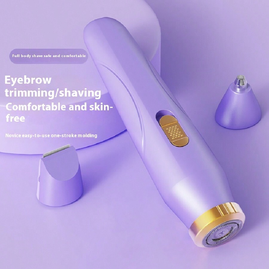 3-In-1 Multi-Functional Electric Hair Removal Device, With Attachments ...