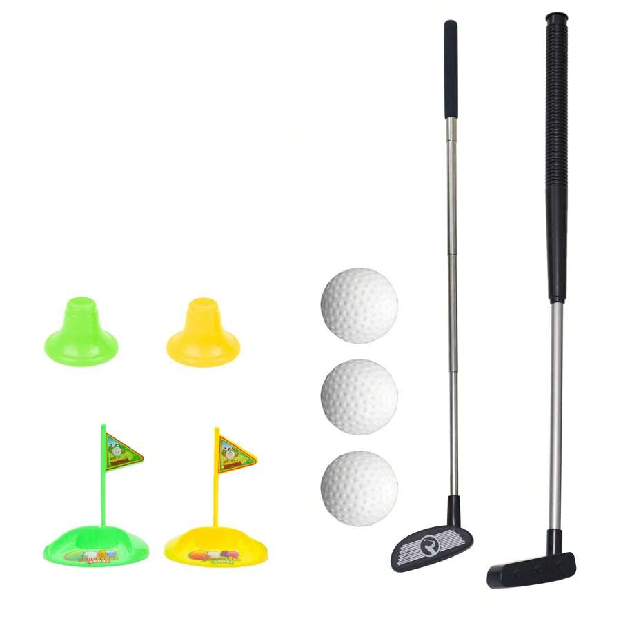 1 Set Golf Club Set, Retractable Toy Golf Clubs, Mini Golf Set - Indoor ...