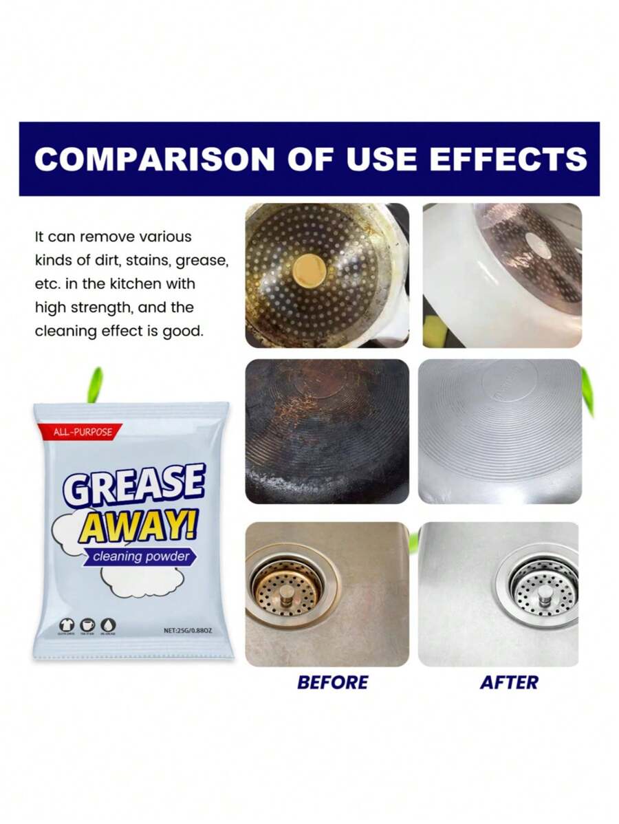Multi-Purpose Kitchen Cleaning Powder, Effective For Degreasing ...