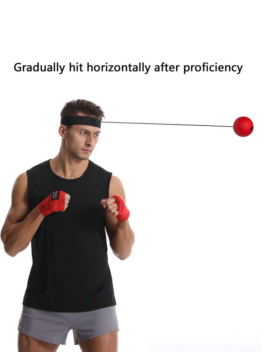 Head-Mounted Boxing Reflex Ball, Multi-Function Kick Target Speed ...