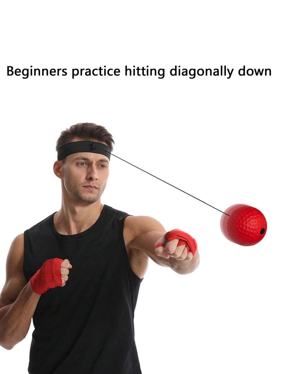 Head-Mounted Boxing Reflex Ball, Multi-Function Kick Target Speed ...