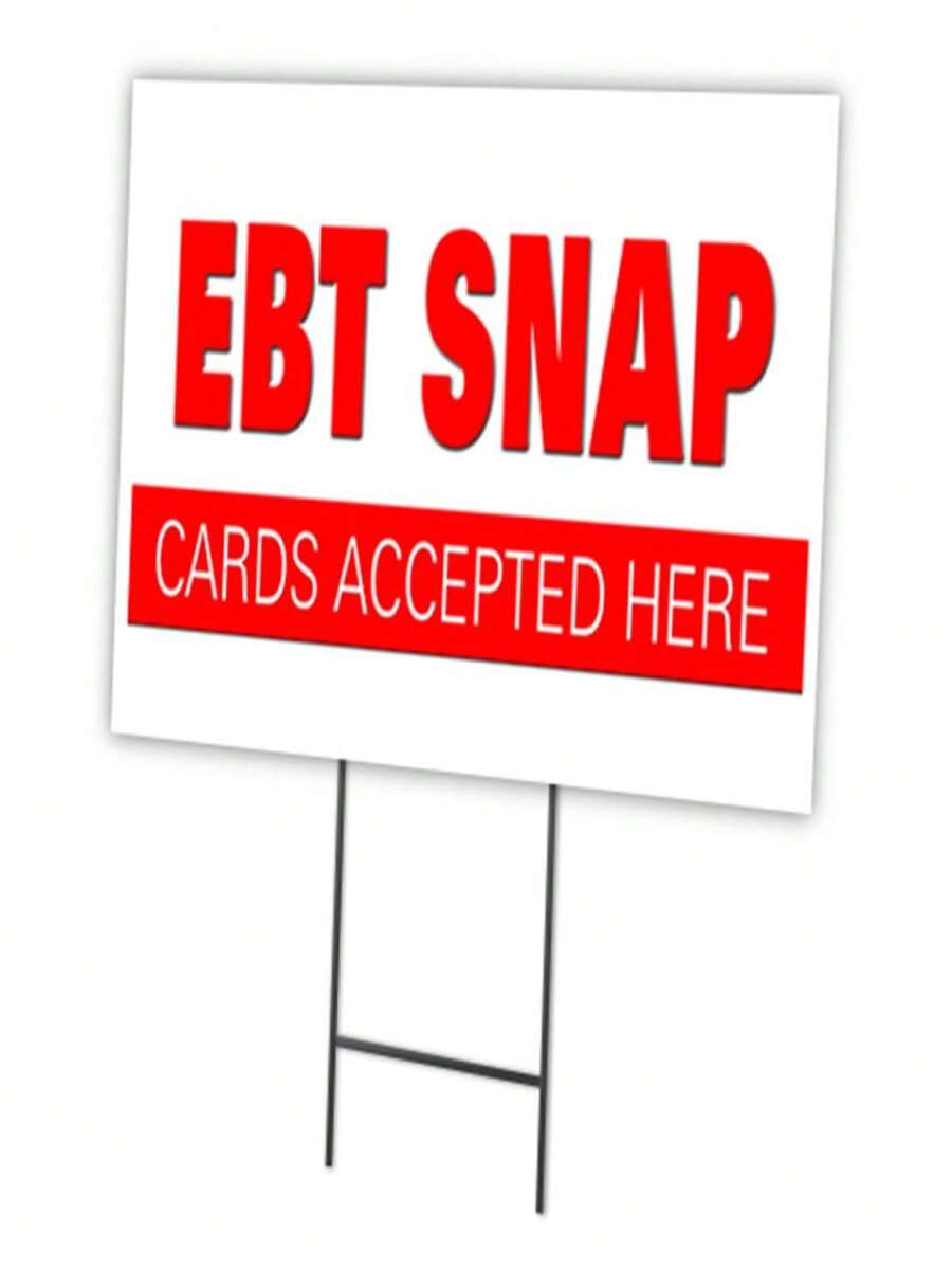 SignMission C-1216-DS-Ebt Snap Cards 12 X 16 In. Ebt Snap Cards Yard ...