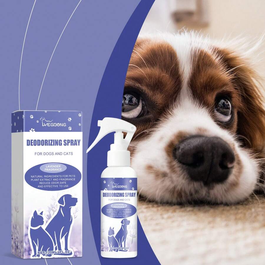 Pet Deodorant Cleans Pet Odors Fresh Lavender Scented Pet Deodorant ...