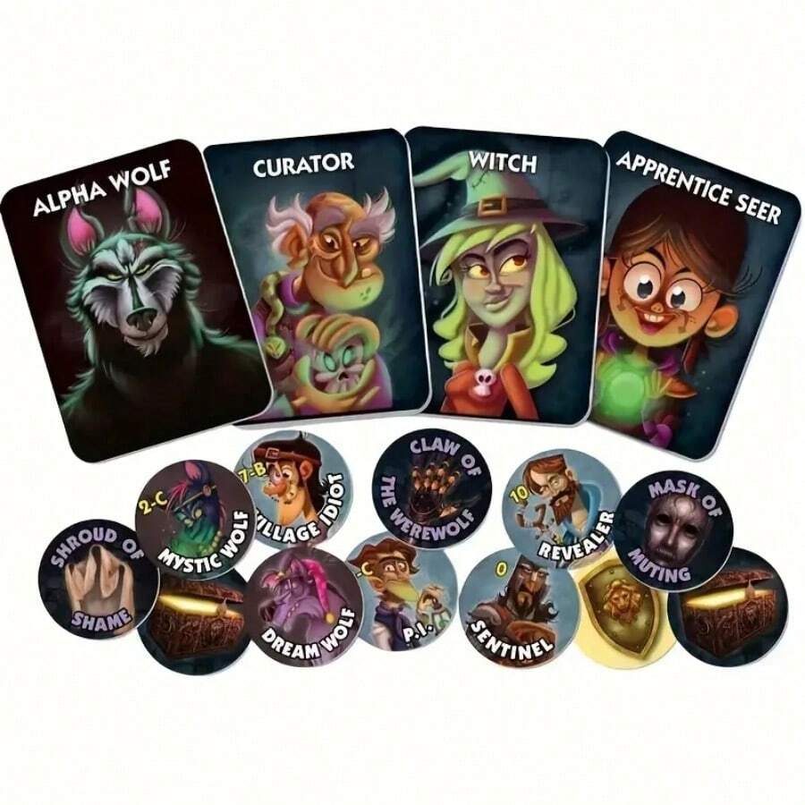 1pc Ultimate Werewolf Card Game - Strategy And Social Deduction Game ...