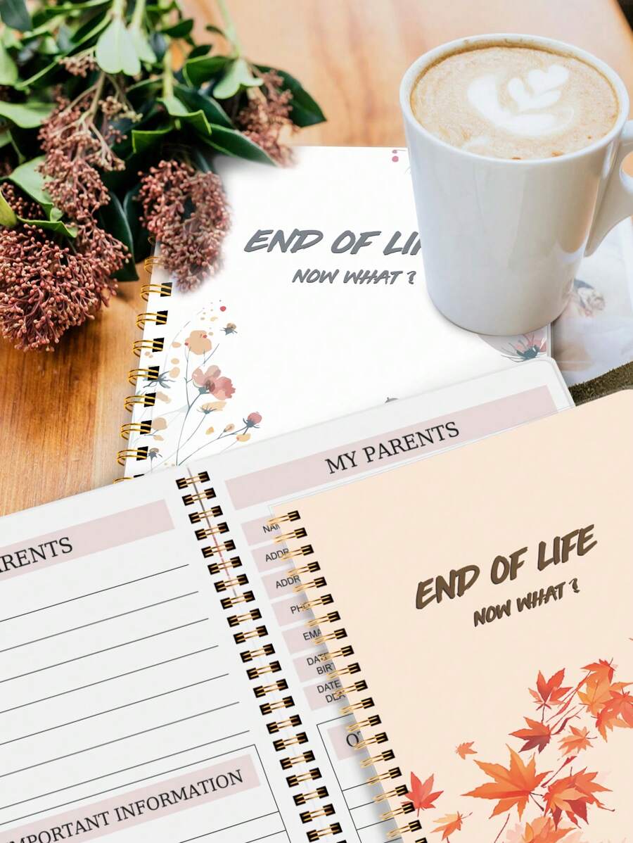 1pc End Of Life Planner, Emergency Life File, Final Wishes Checklist ...