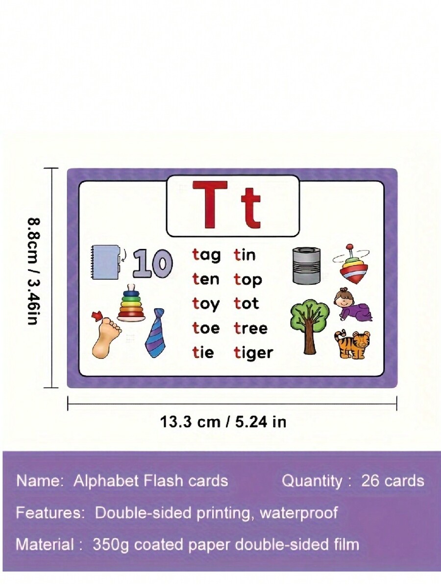 1 Set Of Reusable Wipe Clean Cards For Handwriting Practice, Uppercase ...