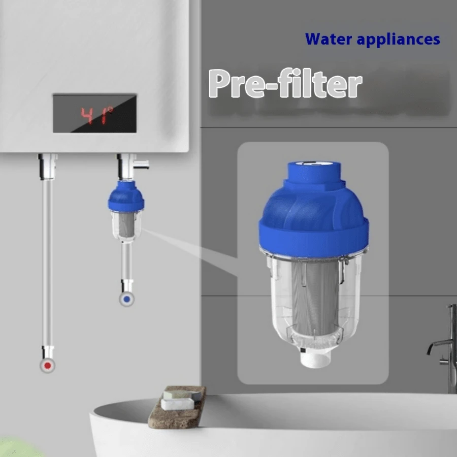 40 Micron Washable Hot Water Heater Filter, Faucet Filter, Showerhead ...