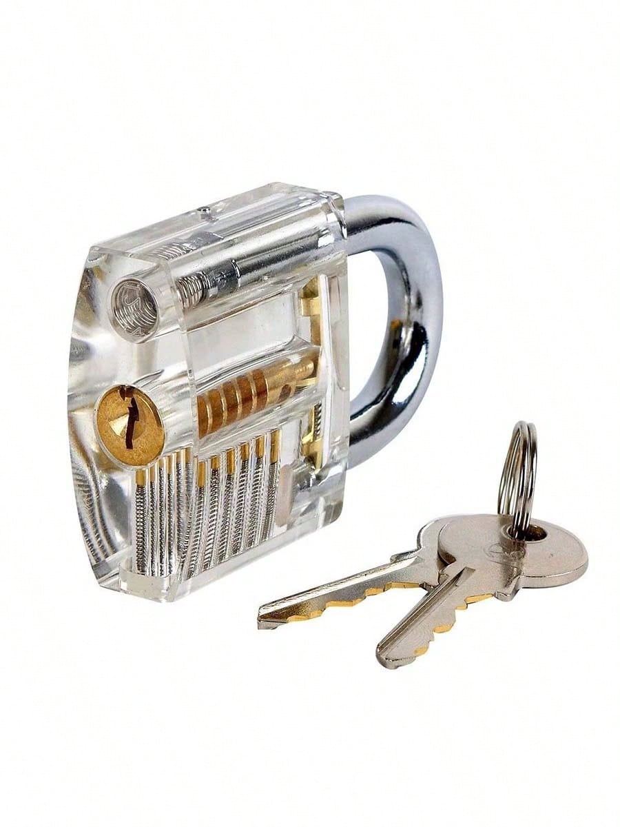 Lock Practice Set - Locksmith Lock Picking Training Kit With Lock, Keys ...