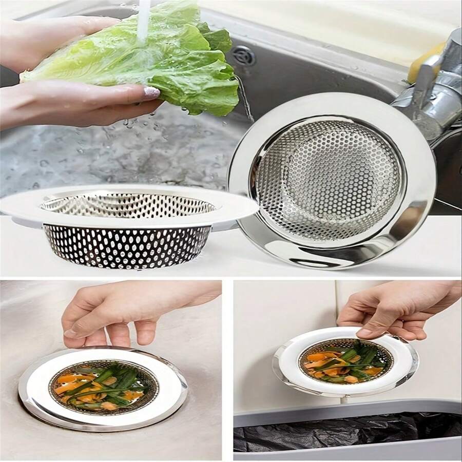 1 Set Kitchen Sink Strainer, Sink Drain Filter, Sink Basket Strainer, 4 ...