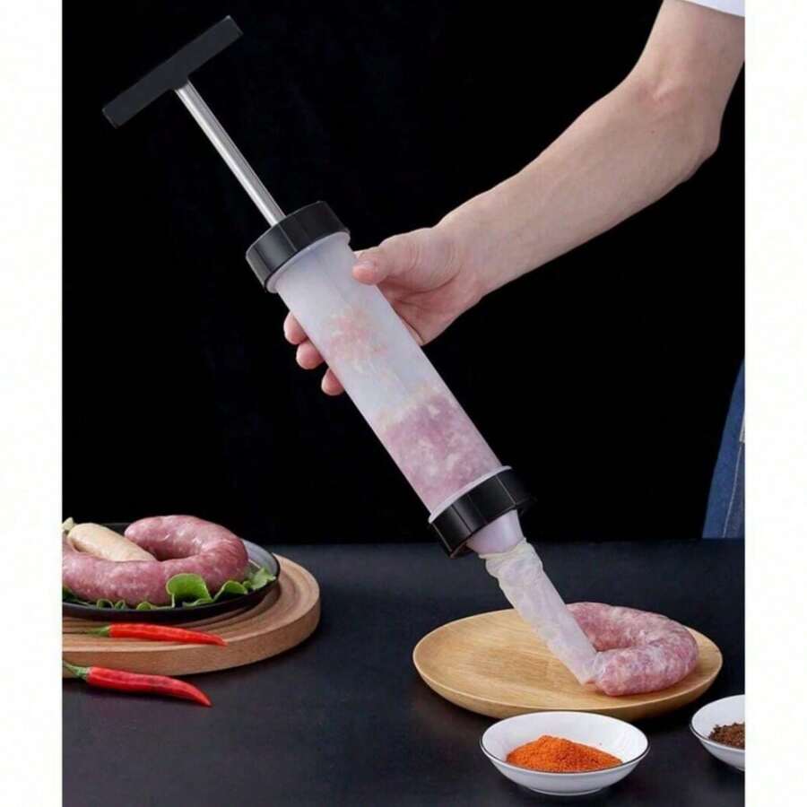 1pc Manual Sausage Stuffer, Home Use Hand-Operated, Sausage Maker Tool ...