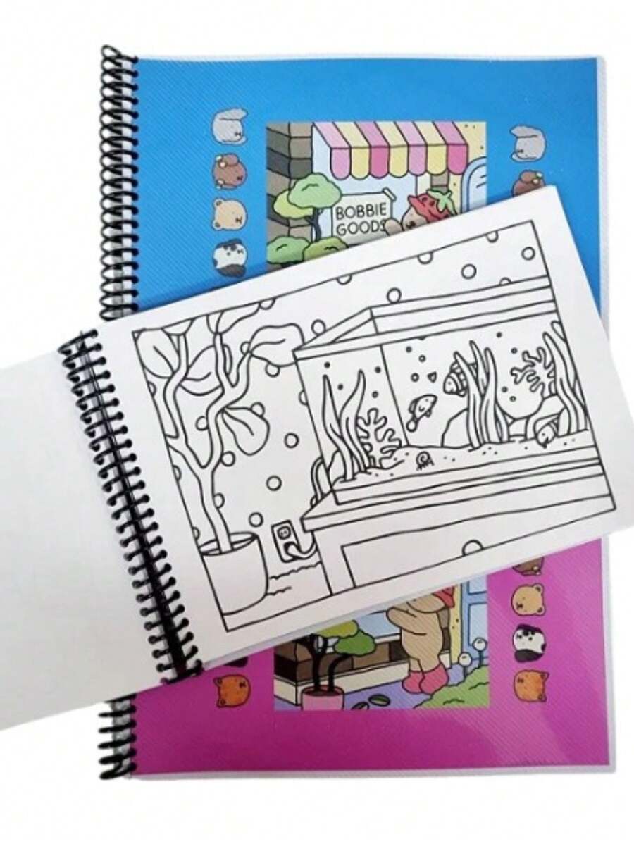 Bobie Goods Coloring Book Anti-Stress Coloring Book Christmas Gift ...