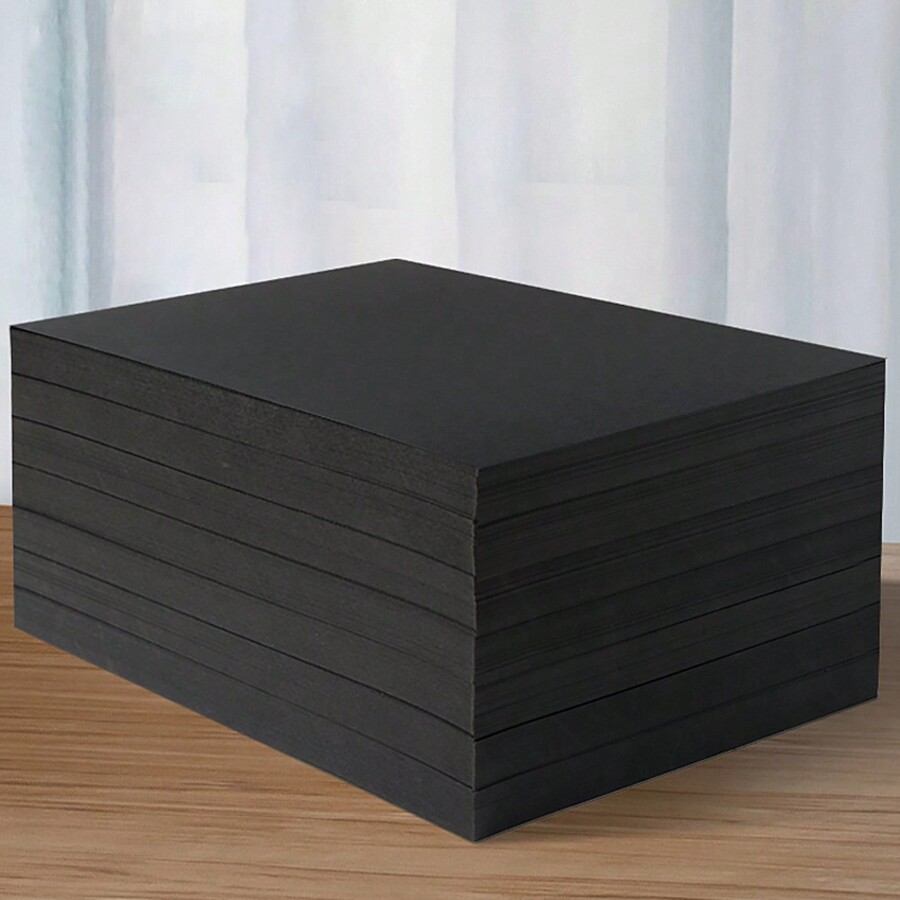 20 Sheets Of Black Cardboard A4 And A3 Sizes 250gsm-300gsm Hard Thick ...
