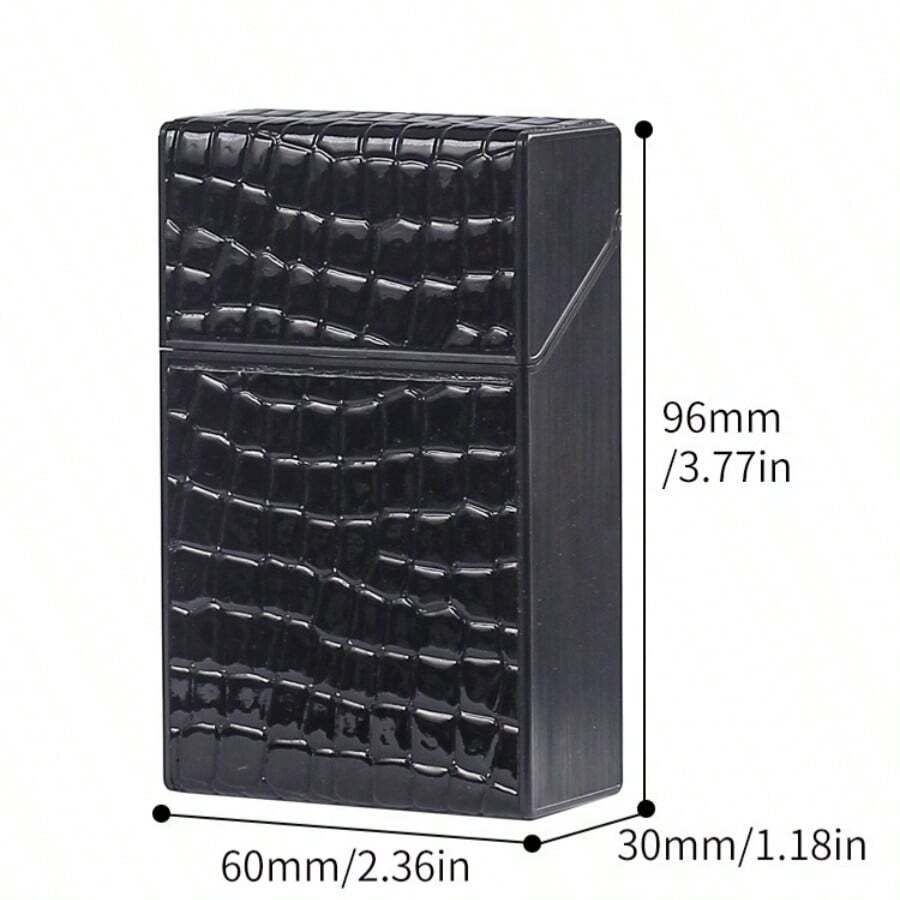 1pc 20pcs Capacity Automatic Flip Top Cigarette Case, Plastic Material ...