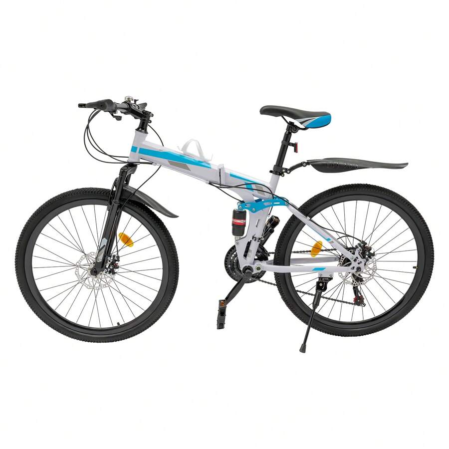 Foldable Mountain Bike, 21 Speed Mountain Bike, Mountain Bike For Youth ...