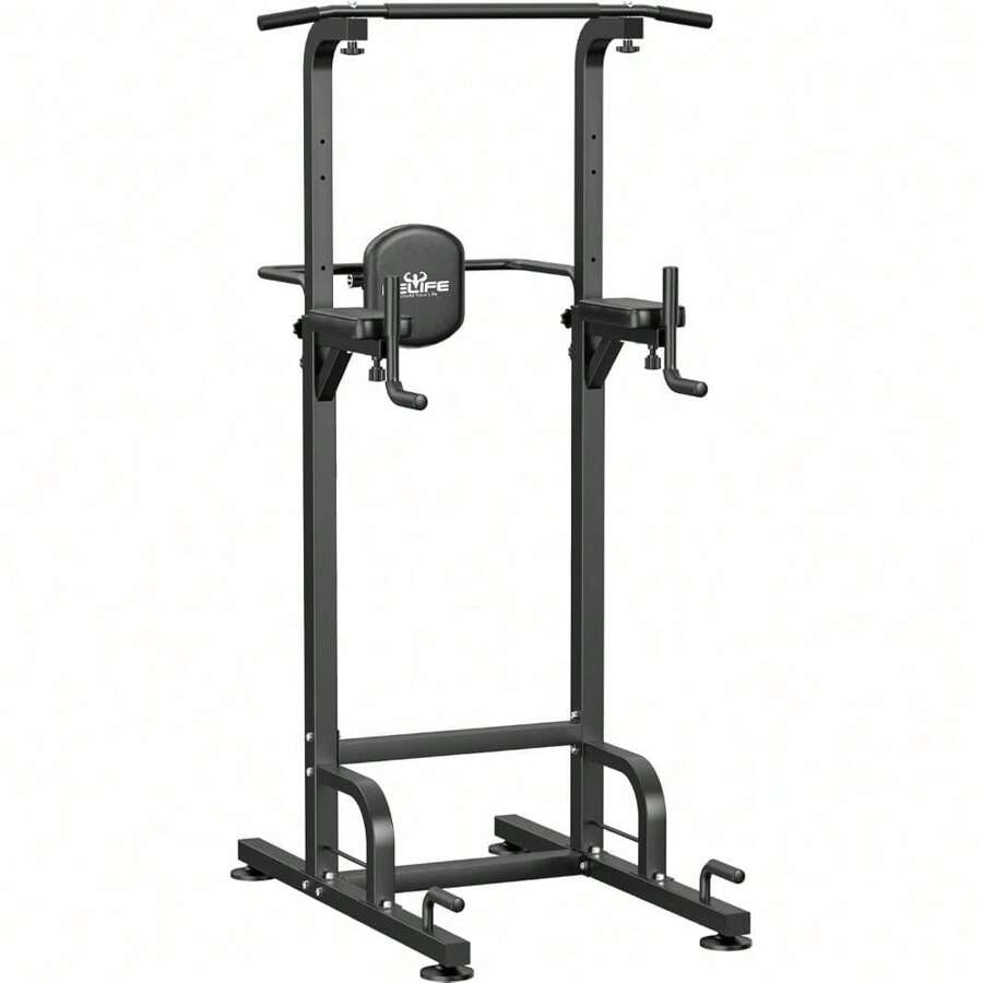 RELIFE REBUILD YOUR LIFE Power Tower Pull Up Bar Station Workout Dip ...
