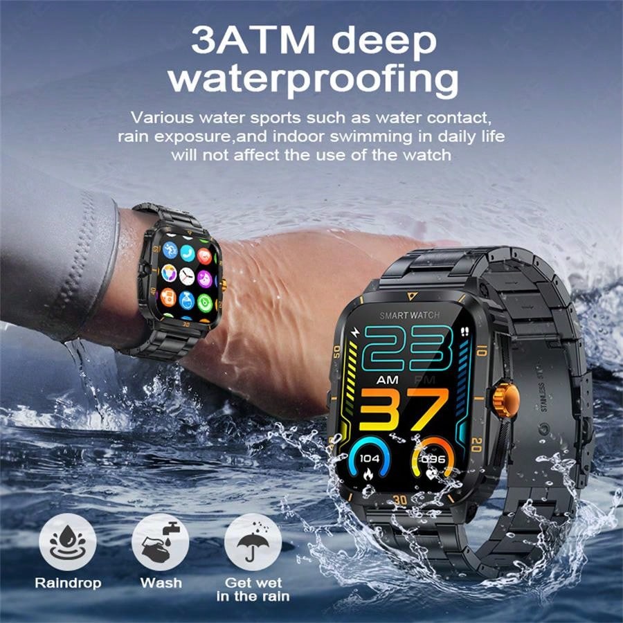 Un smartwatch que admite realizar y recibir llamadas, recibir ...