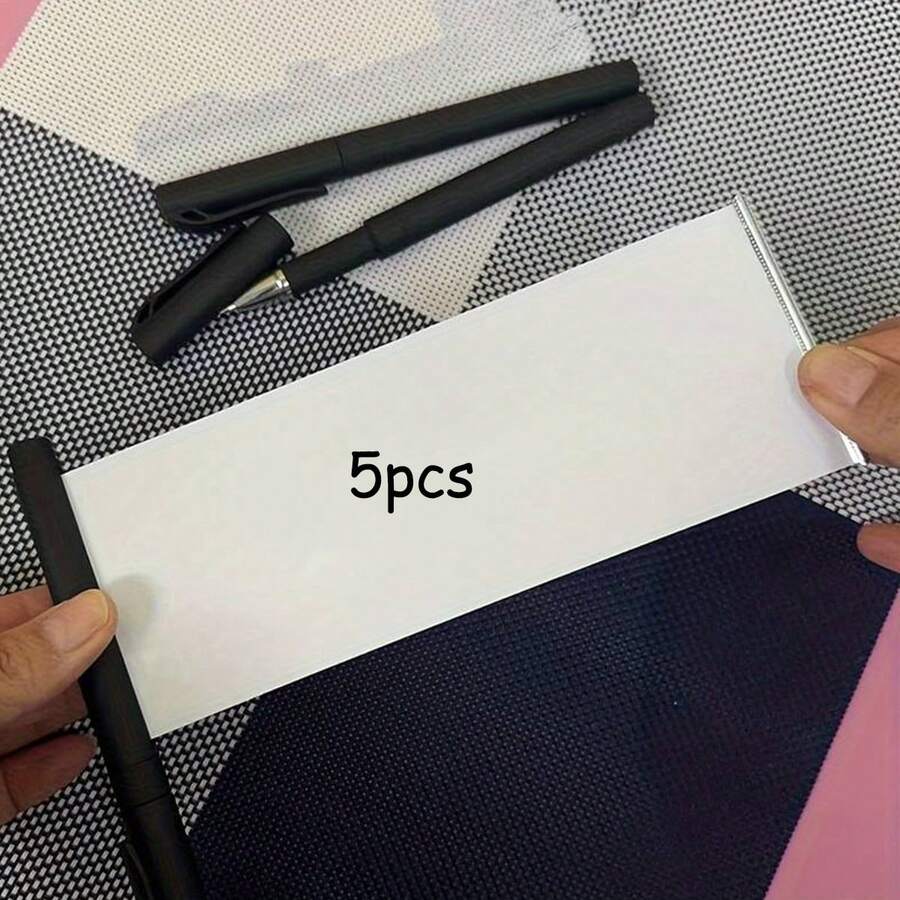 1set Unexpected Pen Self-Contained Pull Paper Strip Pen Strange ...