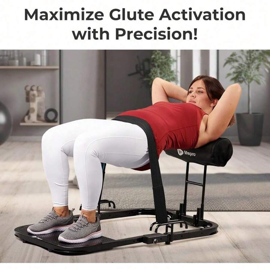 Lifepro GluteBlast Hip Thrust Machine - Premium Squat & Glute Machine ...