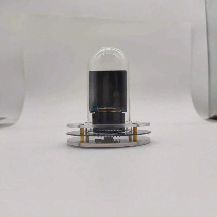 Nixie Tube Clock, Full Color Ips Lcd Screen Displays Time, Numbers, And ...