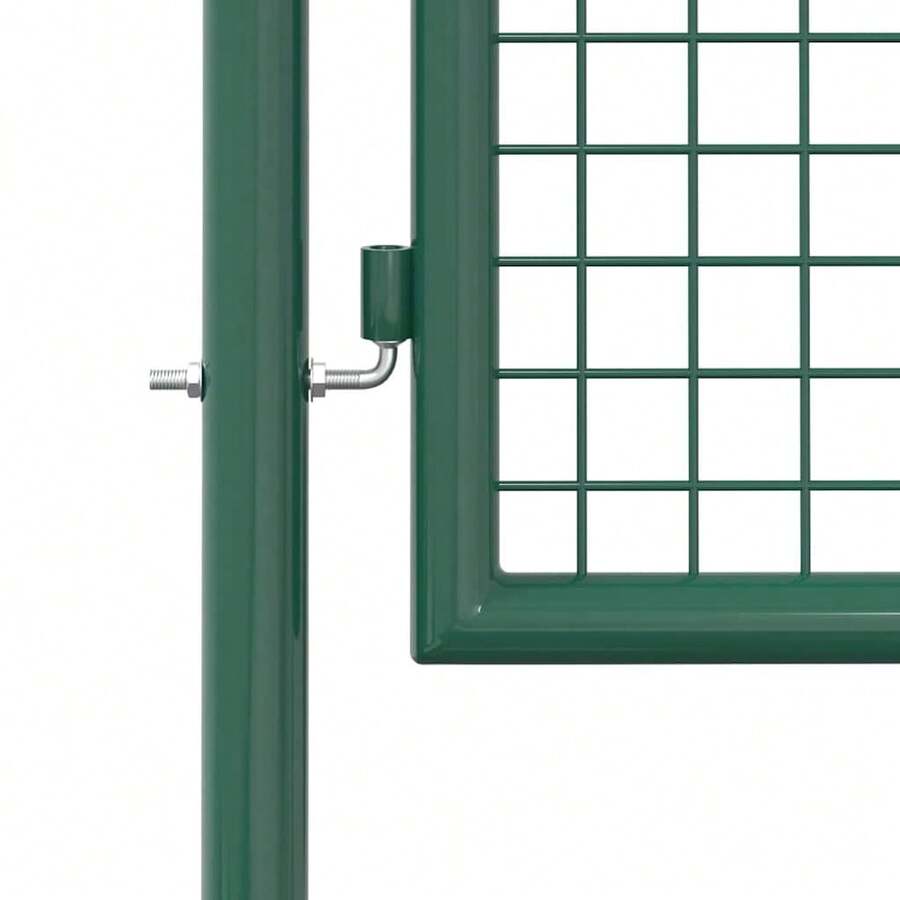 Green Steel Fence Gate 100x125 Cm Durable Outdoor Access Solution ...