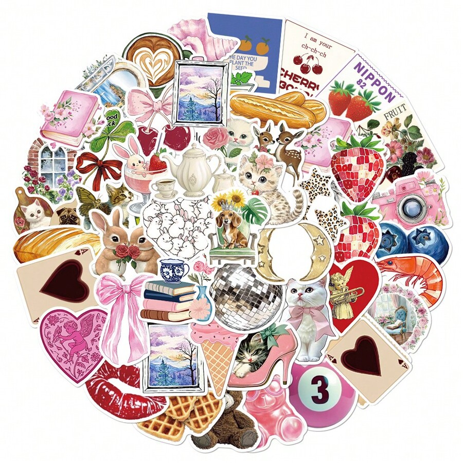 50PCS Y2k Stickers Aesthetic Stickers Stickers Pinterest Stickers Y2k ...