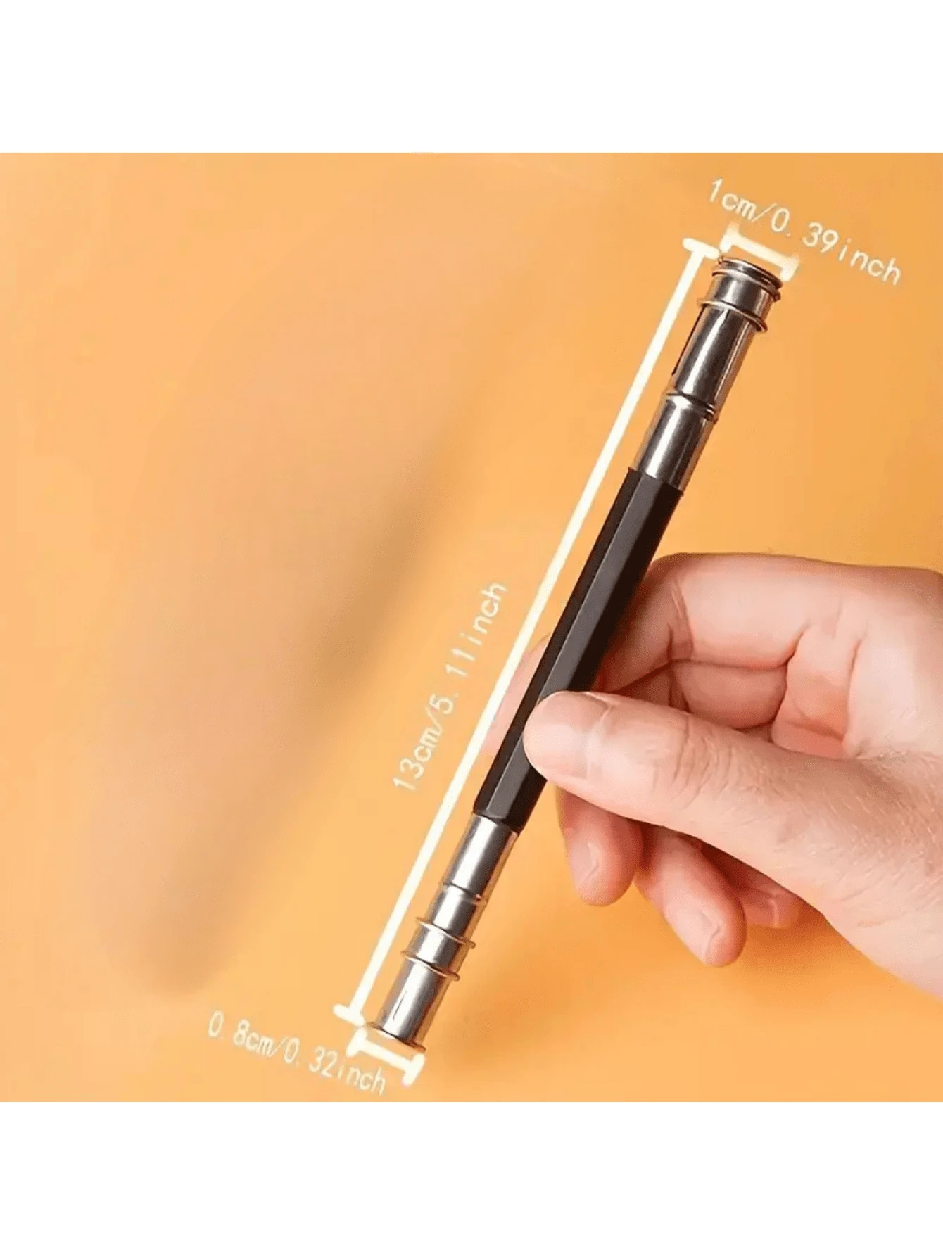 12pcs Metal Pencil Extender Set, Adjustable Double Head Holder For ...