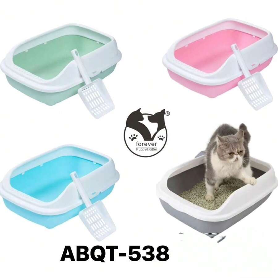 1 Color Is Random, Cat Litter Box Large Size Fully Semi-Enclosed Extra ...
