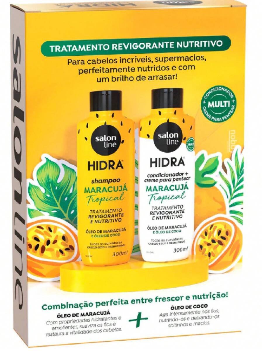 Hydra Passion Fruit Shampoo + Conditioner Salon Line Kit 300ml | SHEIN USA