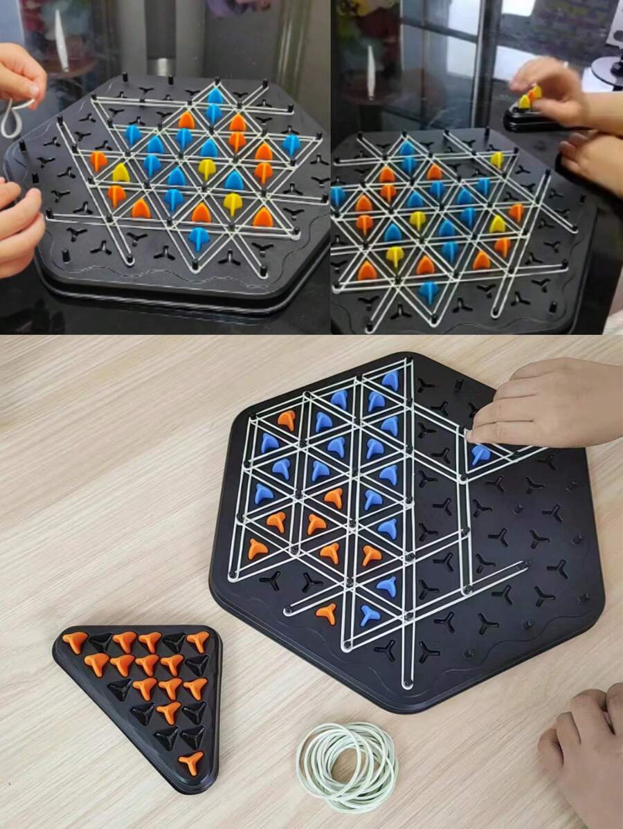 Family Desktop Tactical Triangle Chessboard Game, Suitable For ...