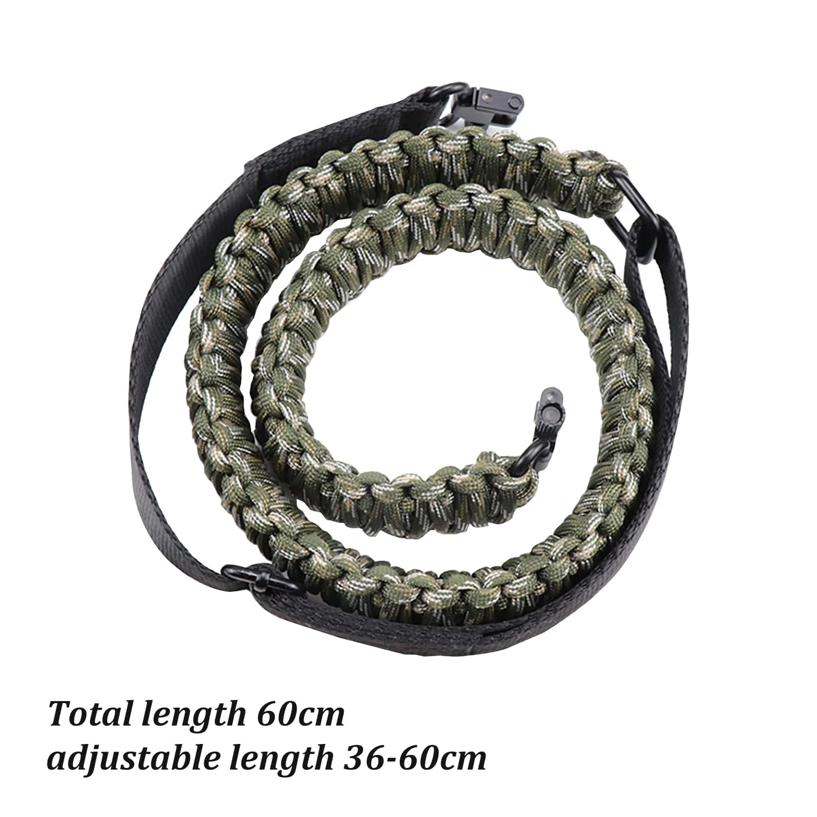 Rifle Sling Strap 550 Paracord Sling 2 Point Sling With Tri-Lock Swivel ...