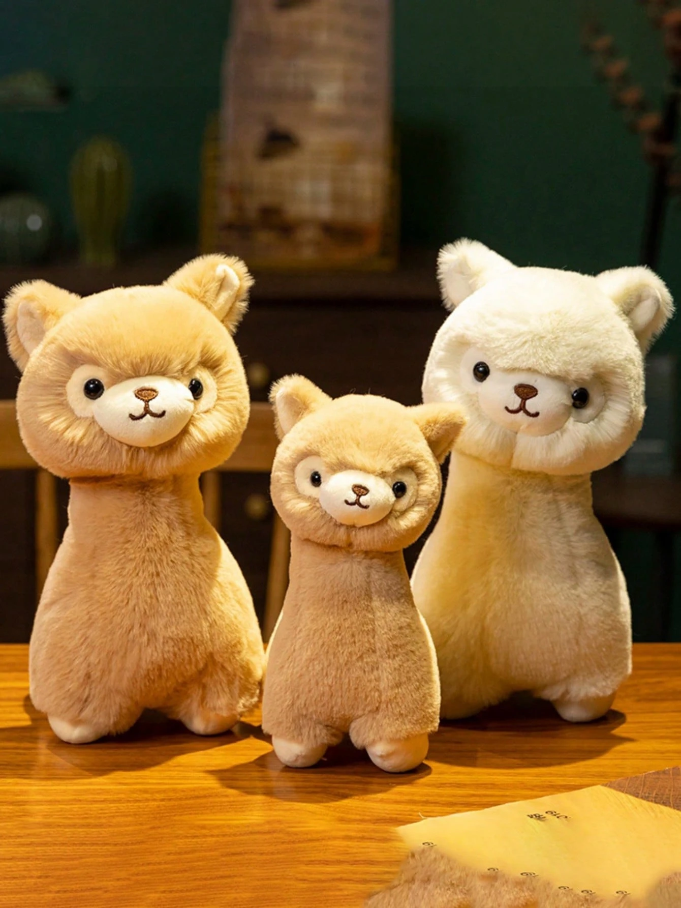 Plush Alpaca Doll, Cute Lifelike Small Sheep Cartoon Stuffed Doll for ...