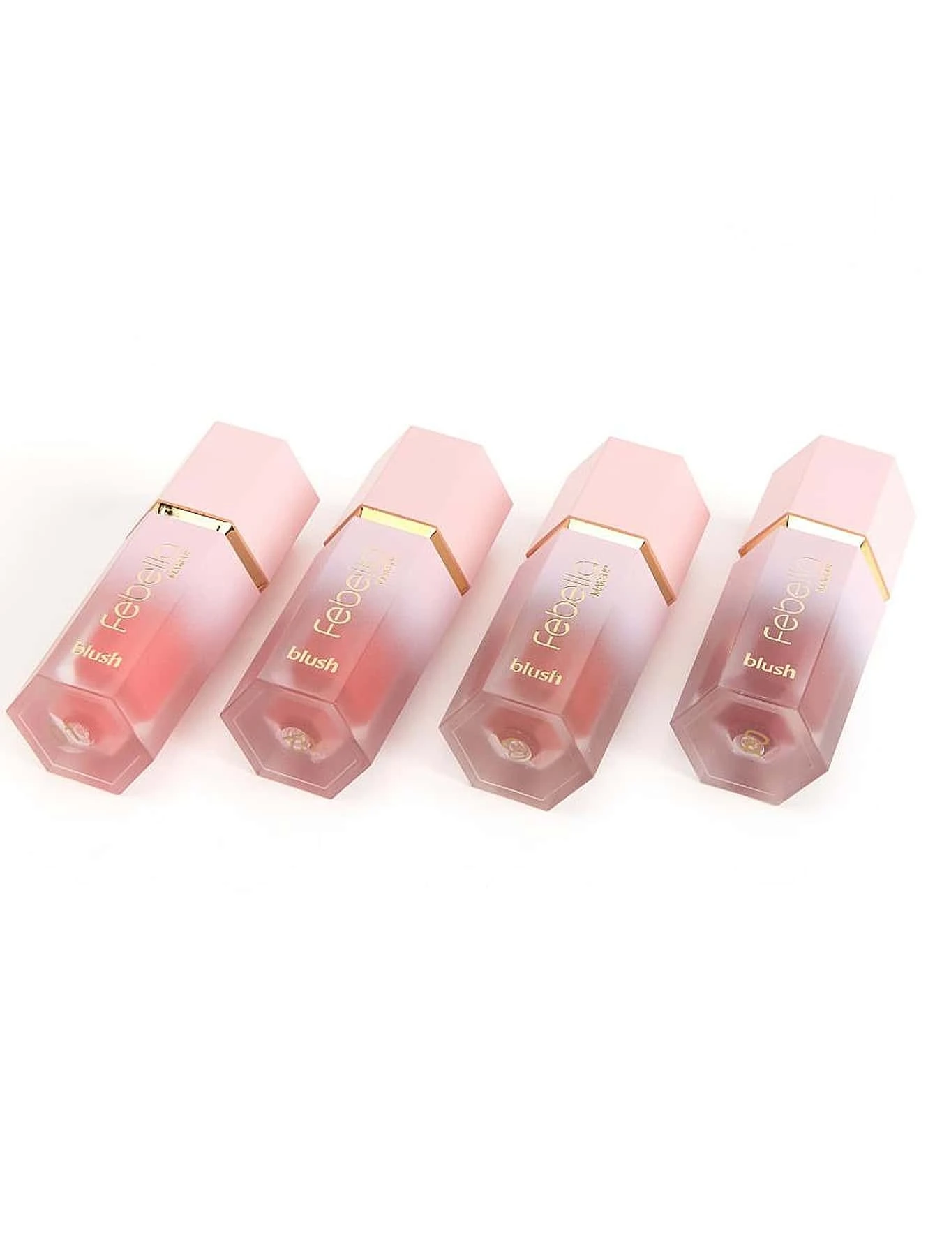 Liquid Blush, High Fixation And Long-Lasting Cheeks Eyes And Mouth 4 ...