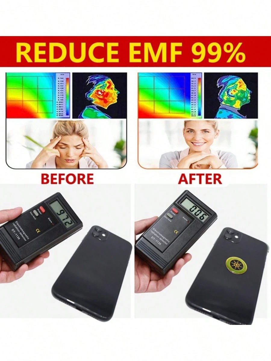 Cellphone Anti Radiation Sticker EMF Protection Stickers Cell Phone ...