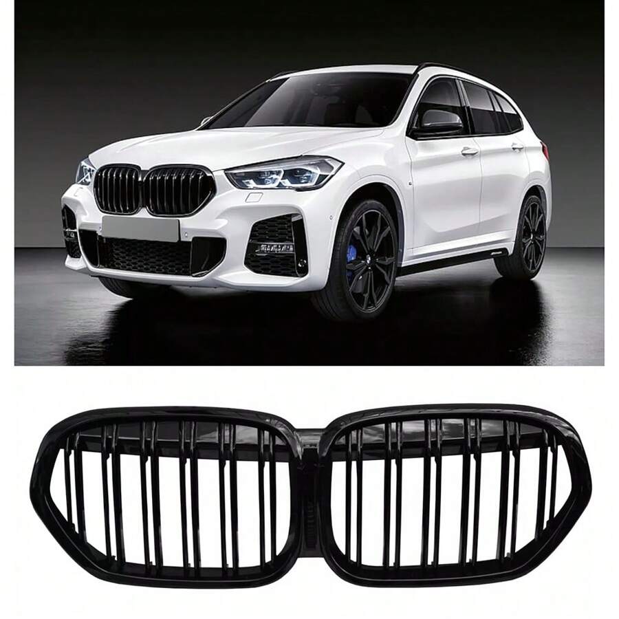 Grille de calandre, grille de rein avant à double lattes, pare-chocs ...